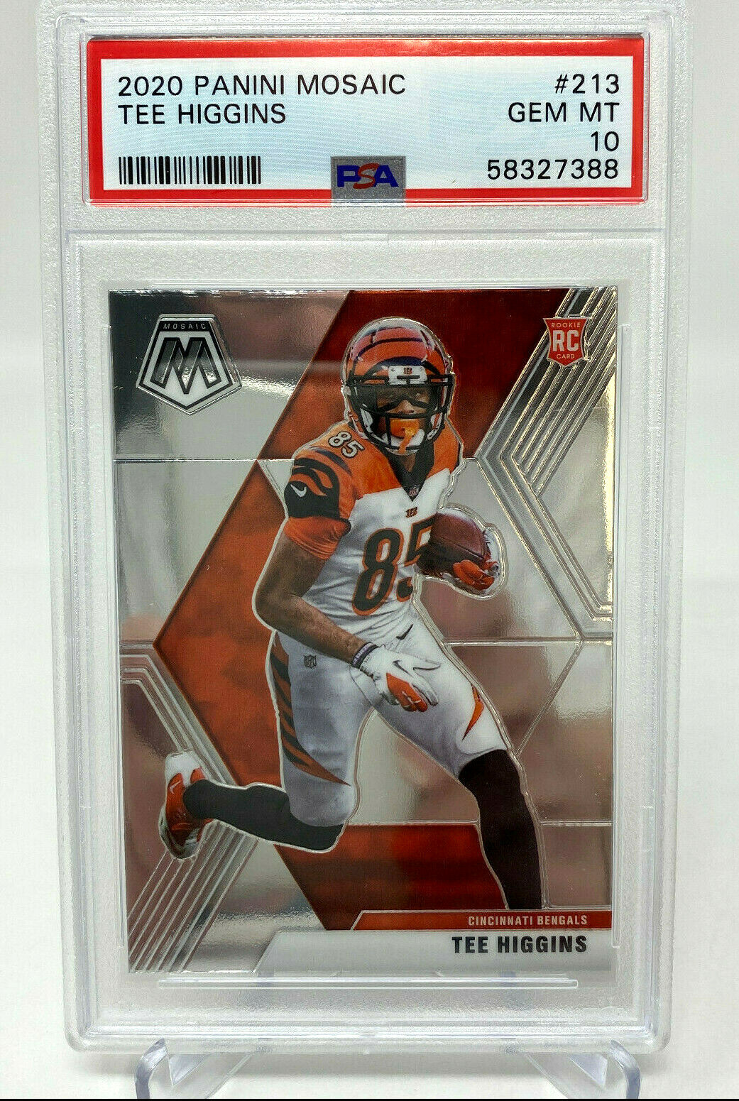 2020 Panini Mosaic #213 Tee Higgins Rookie Card - PSA 10 | eBay