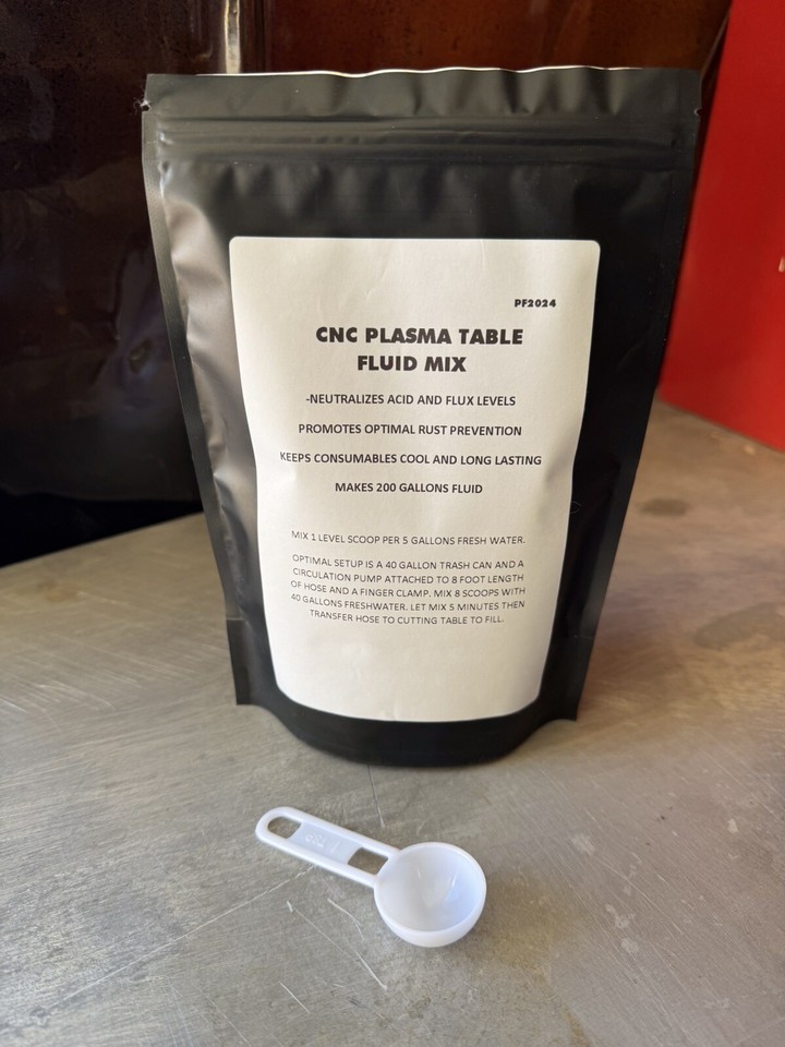 CNC Plasma Table Fluid Mix. Makes 200 Gallons | eBay