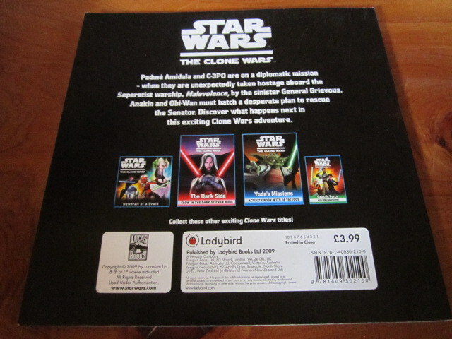 BOOK STAR WARS THE CLONE WARS DESRTOY MALEVOLENCE GREAT ** MUST SE | eBay