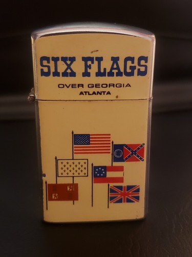 vintage six flags over georgia lighter made in japan | eBay