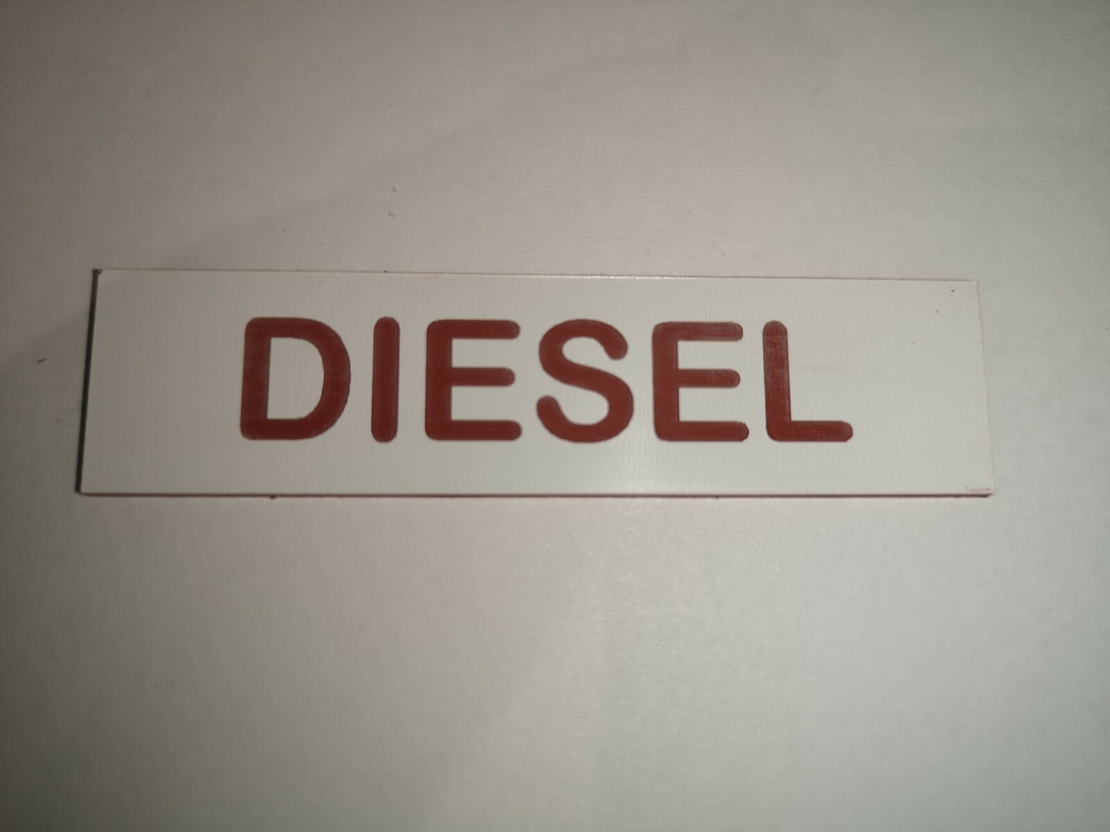 Boat Safety Label Plaque Sticker Diesel Fuel 75 x 19mm White/Red | eBay