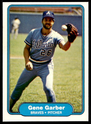 1982 Fleer 434 Gene Garber Atlanta Braves Baseball Card | eBay