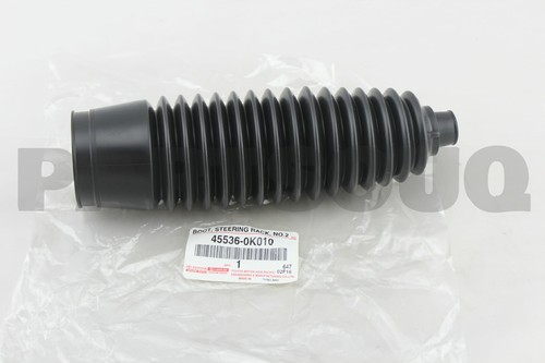455360K010 Genuine Toyota BOOT, STEERING RACK, NO.2 45536-0K010 | eBay