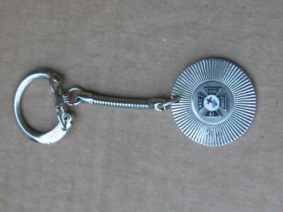 1967 Vintage SIGNO VINCES IN HOC Key Chain HUGH DE PAYENS St Joseph MO ...