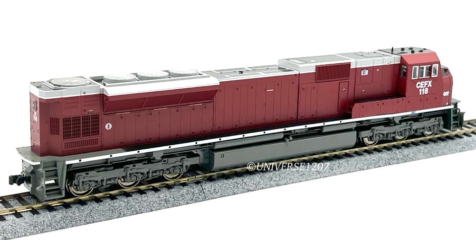 HO Scale Kato 37-6360 SD90/43MAC Diesel Locomotive CEFX #118 CIT H0 ...