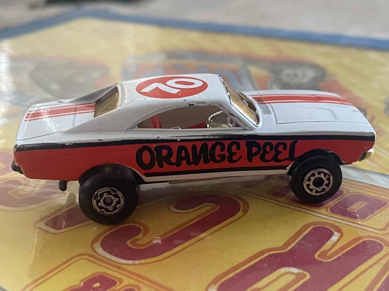 1971 Vintage Matchbox Dodge Charger Orange Peel Mopar Muscle Car ...