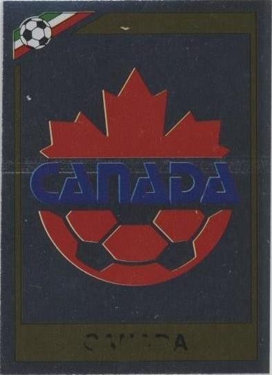 1986 Panini Mexico 86 Stickers - Team Badge Canada #218 Foil for sale ...