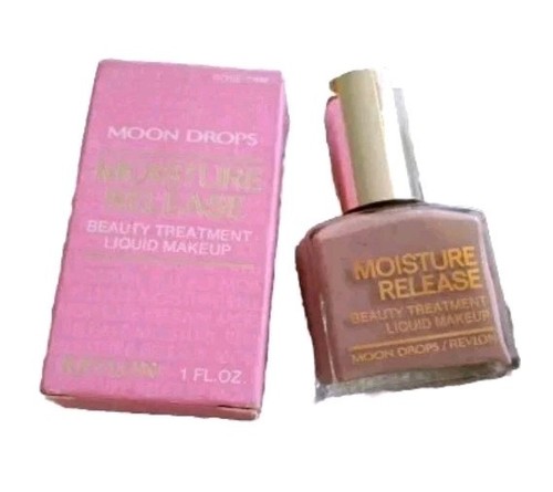 Vintage Revlon Moon Drops Bronze Moisture Release Liquid Makeup 1 Oz ...
