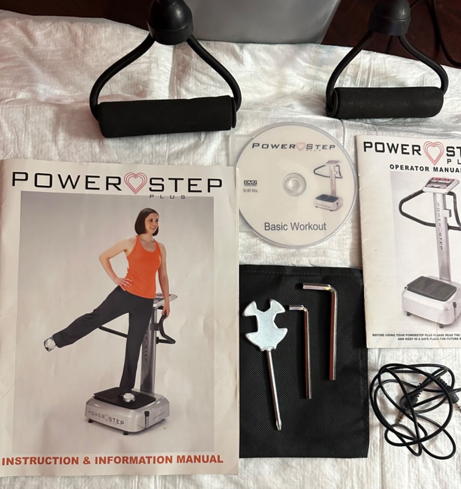 POWER STEP PLUS Whole Body Vibration Cellulite Reduce Exercise Platform ...