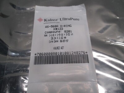 Kalrez AS-568A O-RING K# 122, COMPOUND 8201, 113909 | eBay