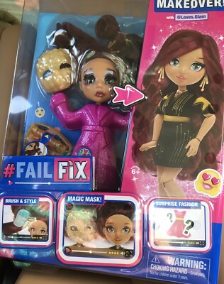 NEW 🔥FAILFIX Take Over The Makeover DOLL LOVES GLAM Surprise Fashion ...