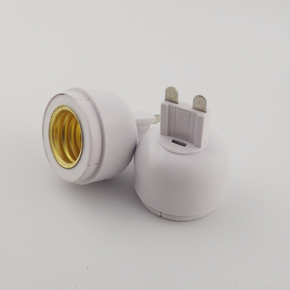 G9 to E17 Socket Base Halogen LED CFL Light Screw Thread Bulb Adapter ...
