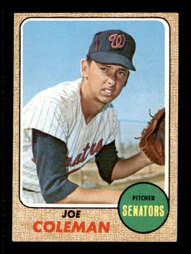 1968 Topps #573 Joe Coleman EX/EX+ Senators 564527 | eBay