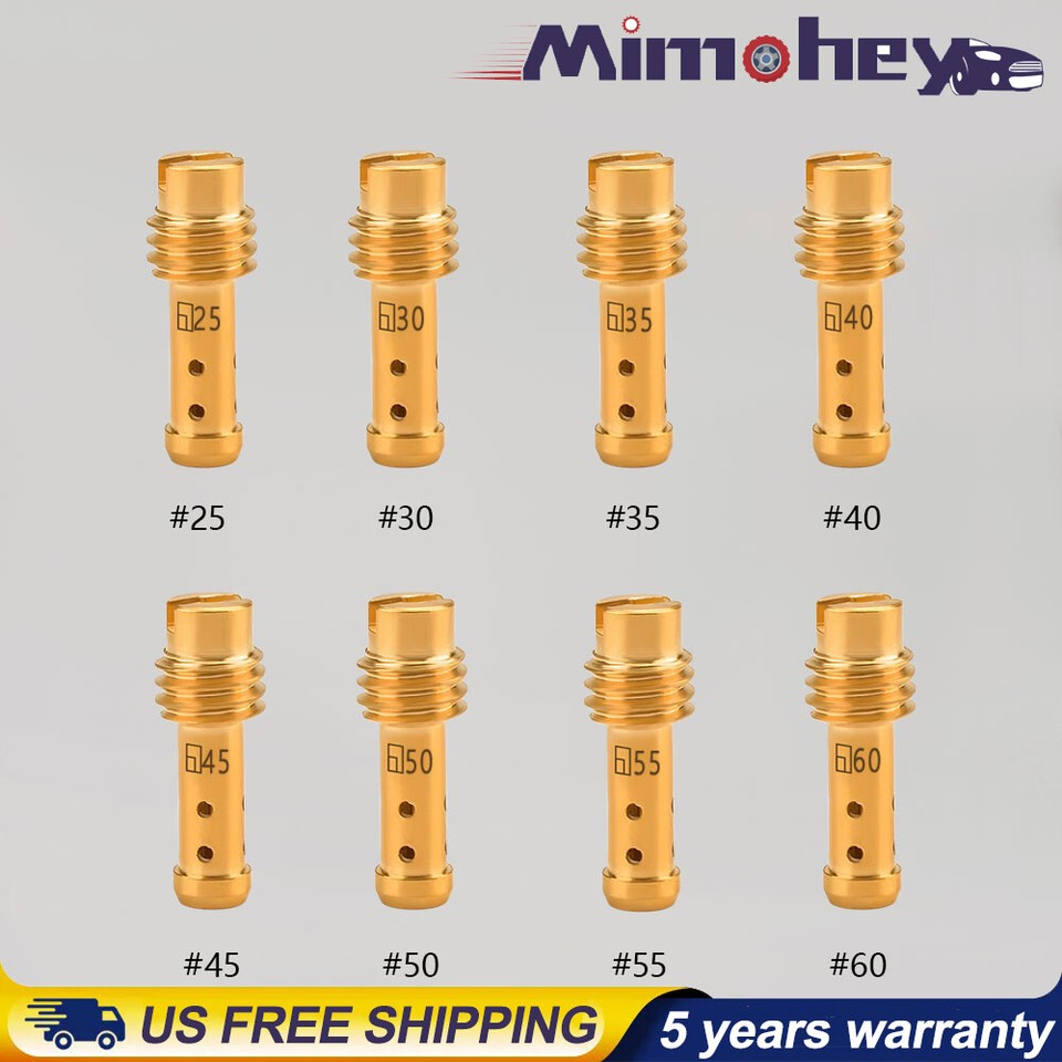 42Pcs Carburetor Jet Kit for Mikuni Main N100.604 VM28/486 VM4/042 VM22 ...