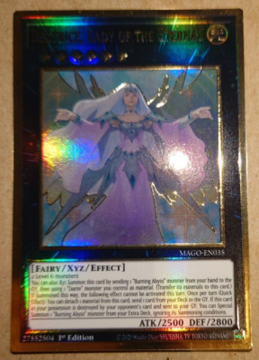 Yu-Gi-Oh! TCG Beatrice, Lady of the Eternal Maximum Gold MAGO-EN035 1st ...