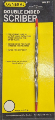 General Tools Double Ended Scriber No. 82 USA - Scribe Scribing | eBay