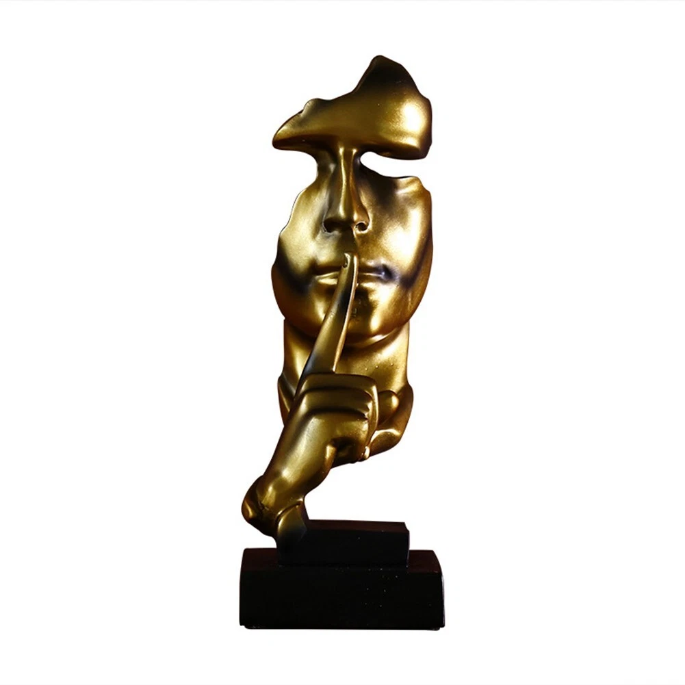 Thinking Man Statue Face