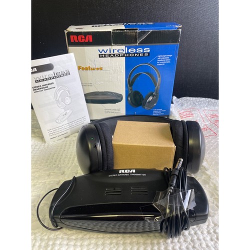 RCA Wireless Headphones Infra Red 25' Range WHR120RS SKU 2715 | eBay