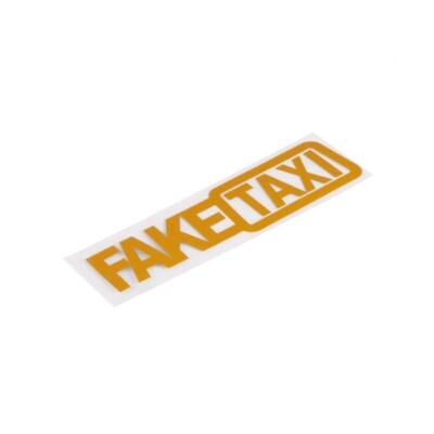 Fake Taxi Sticker Vinyl Window Sticker | eBay Australia