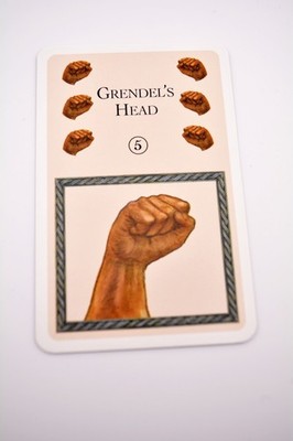 Beowulf the Legend game part pieces - special cards - grendel's head | eBay