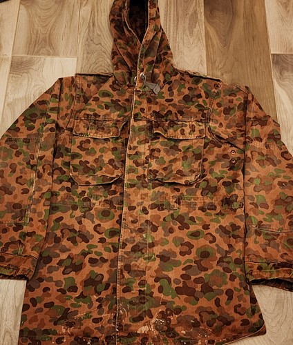 Vintage Austrian KAZ 57 Pea Dot Erbsenmuster Camo Parka Coat Austria ...