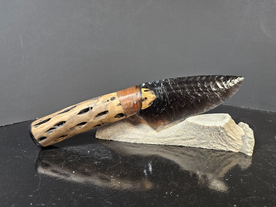 Royal Purple Rainbow Obsidian Cholla Knife~ Kenny Hull~Worldwide~Eagle ...