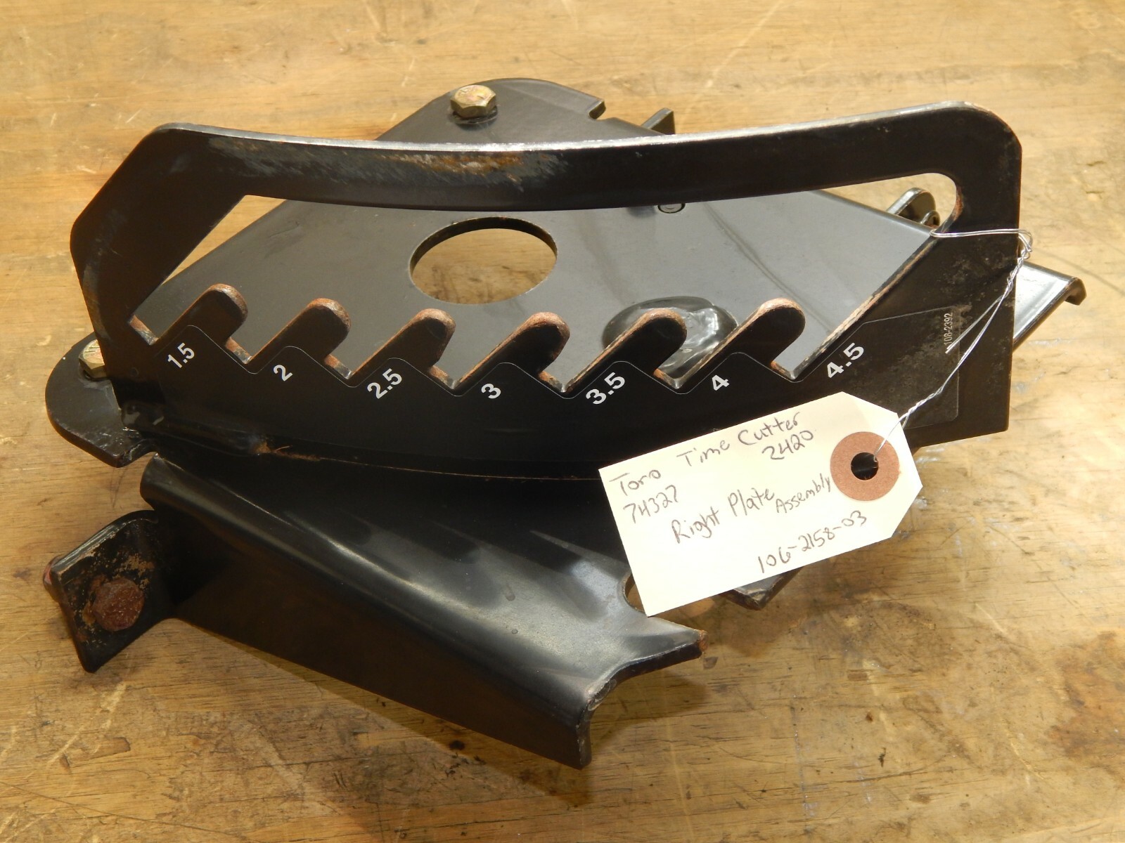 Toro Timecutter #74327 Z420 (Zero Turn) Right Deck Height Plate | eBay