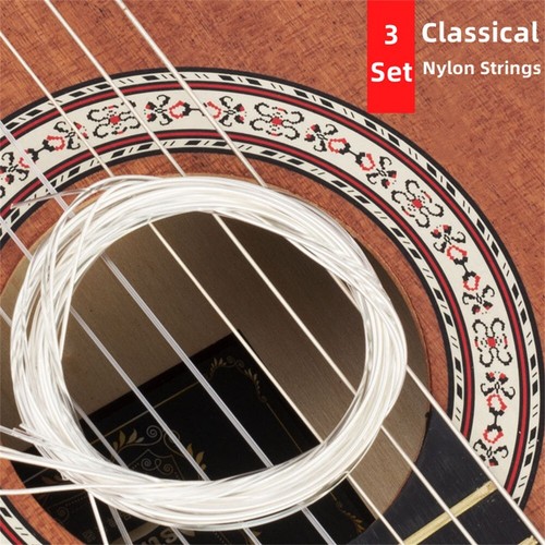 Durable and Beautiful Sound Classical Guitar Nylon Strings Set of 18pcs ...