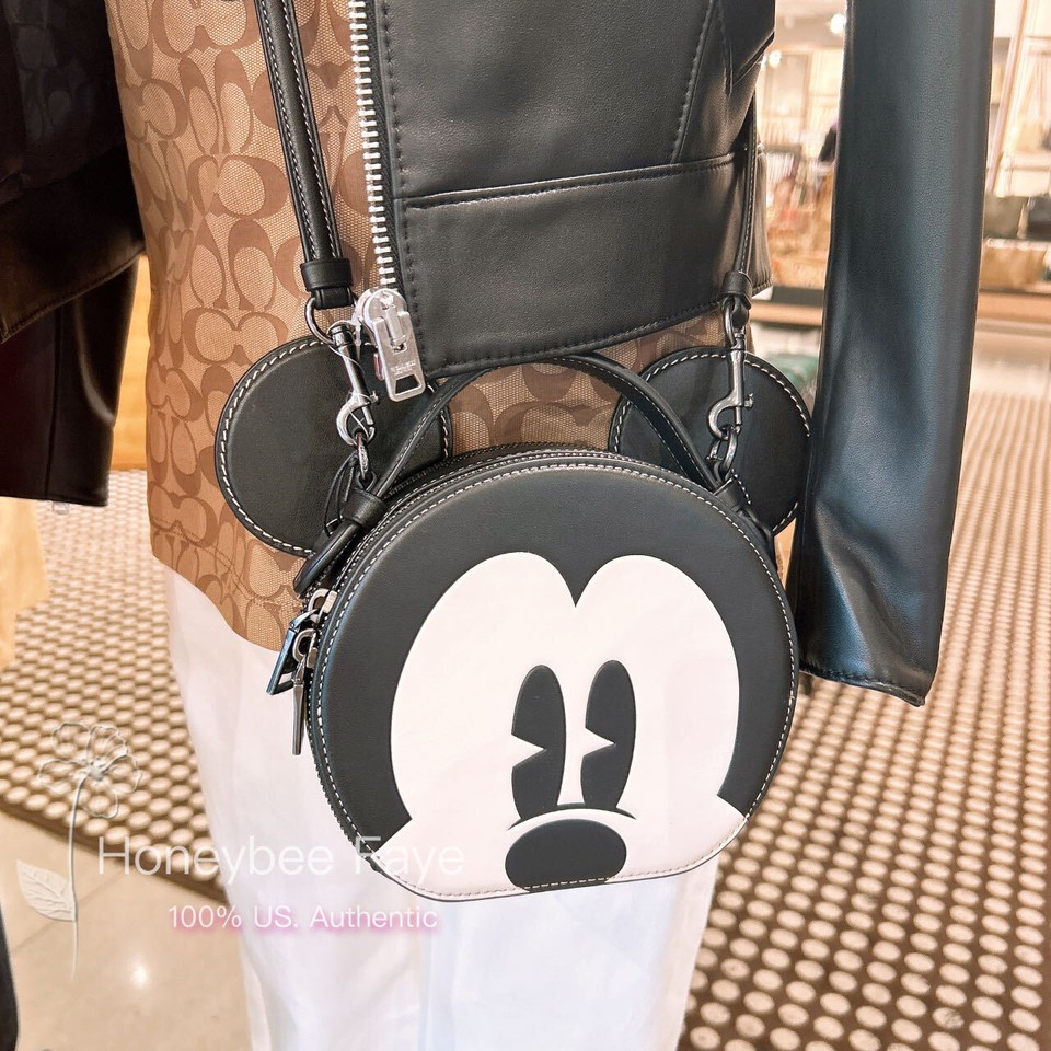 NWT Disney X Coach Mickey Mouse Ear Bag CM194/CM840 | eBay