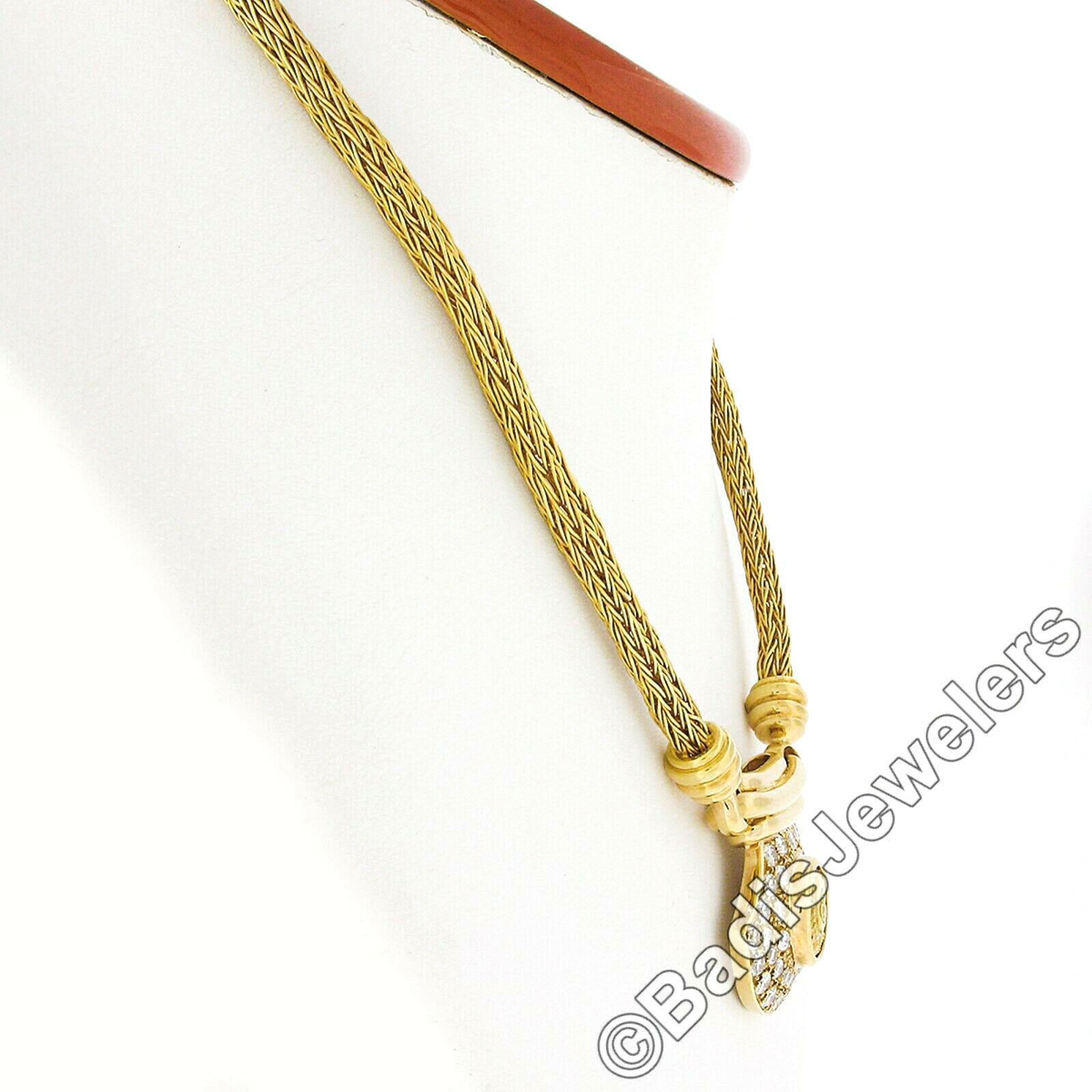 Vintage Greek 18K Gold Alexander The Great 4ctw Diamo… - Gem
