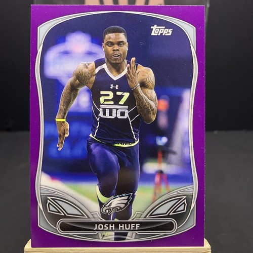 2014 Topps Rookies Retail Purple Josh Huff #7 Rookie RC Philadelphia ...