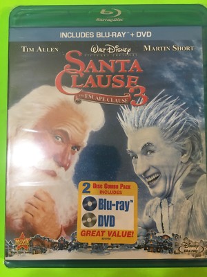 The Santa Clause 3: The Escape Clause (Blu-ray/DVD, 2011, 2-Disc Set ...