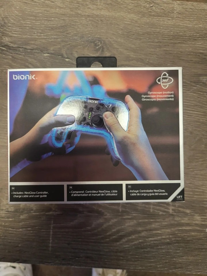 Bionik NeoGlow Wireless RGB Gaming Controller for Nintendo Switch ...