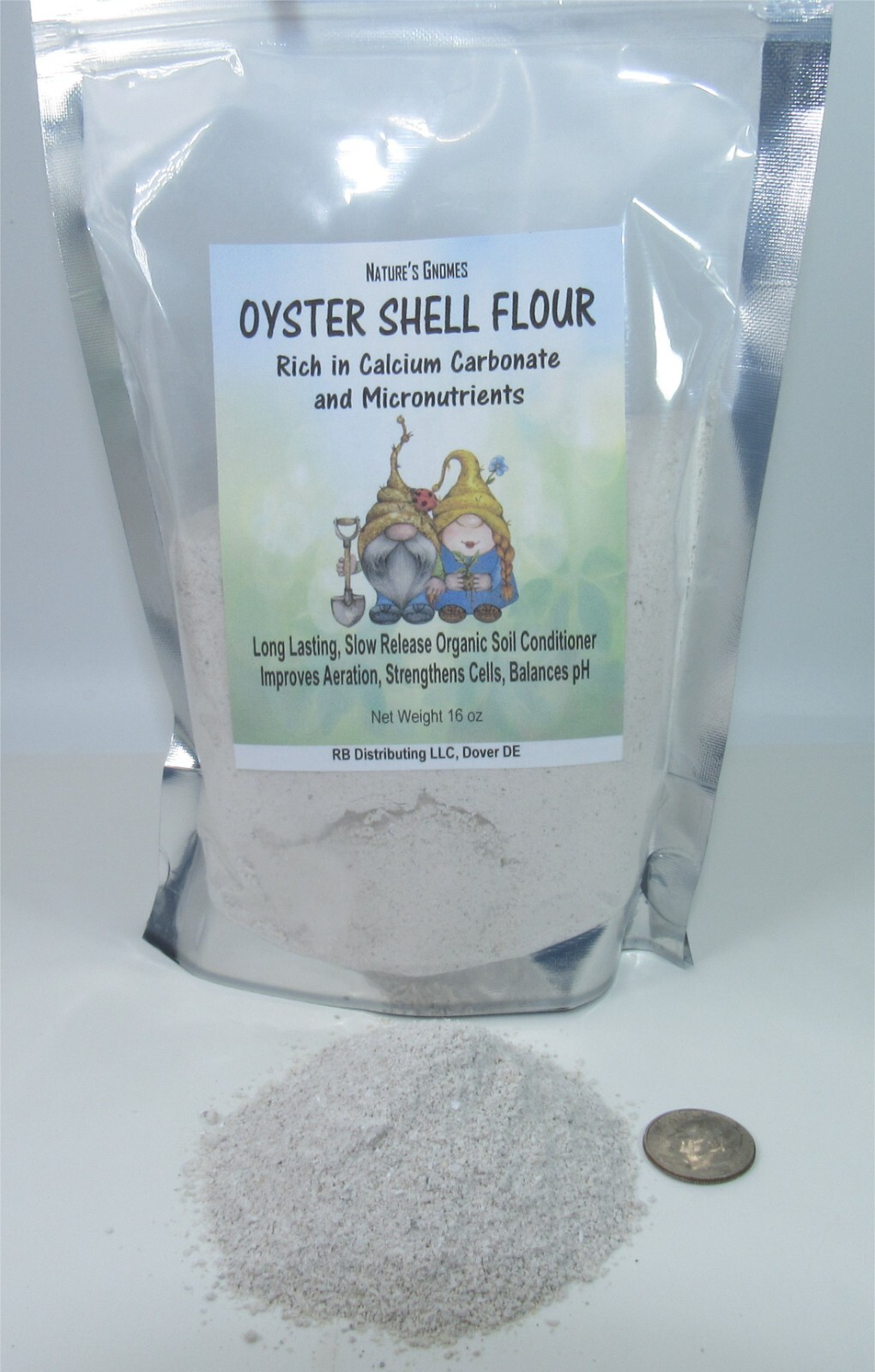OYSTER SHELL FLOUR Organic Natural Fertilizer Chitin Feed for Healthy ...
