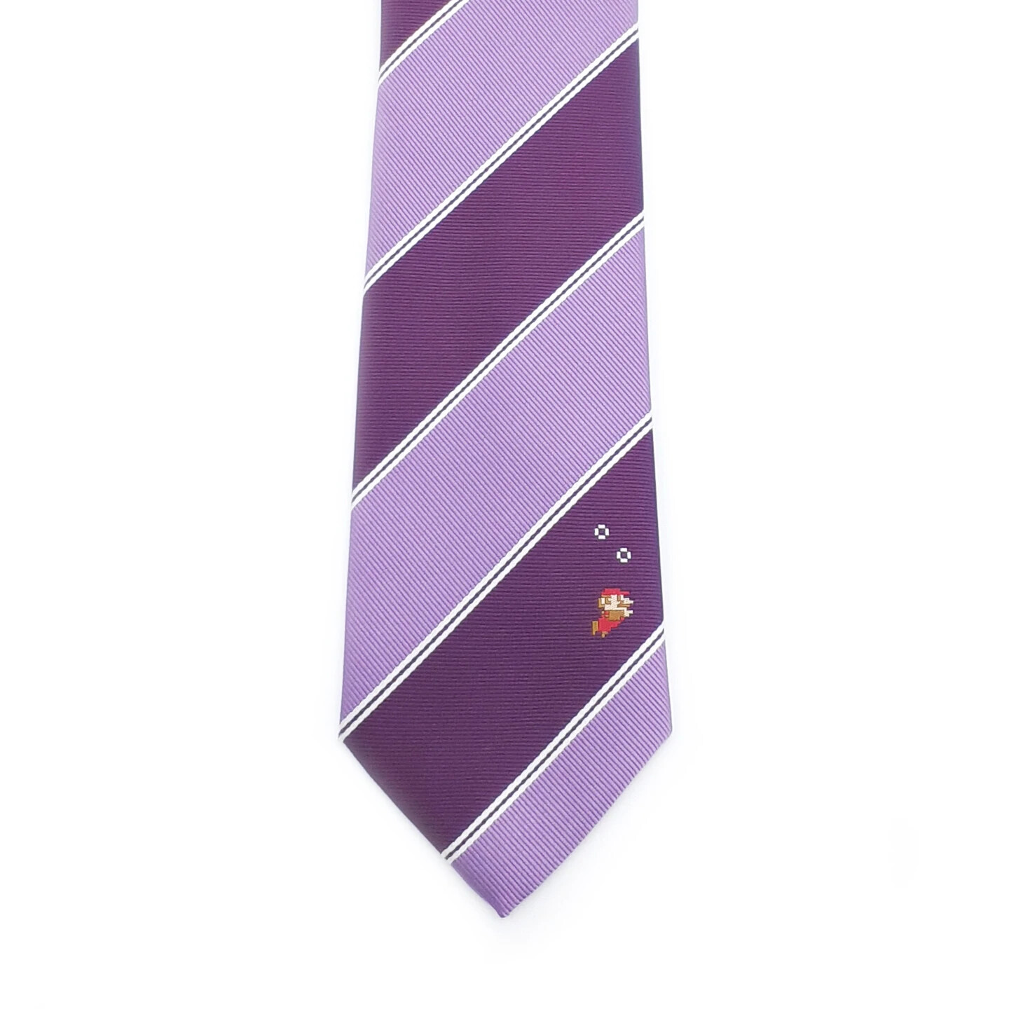 Nintendo Super Mario Bros Necktie Tie Icon Videogame Purple Japan | eBay