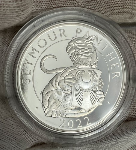 2022 Great Britain Royal Tudor Beasts Seymour Panther 1 oz Silver Proof ...