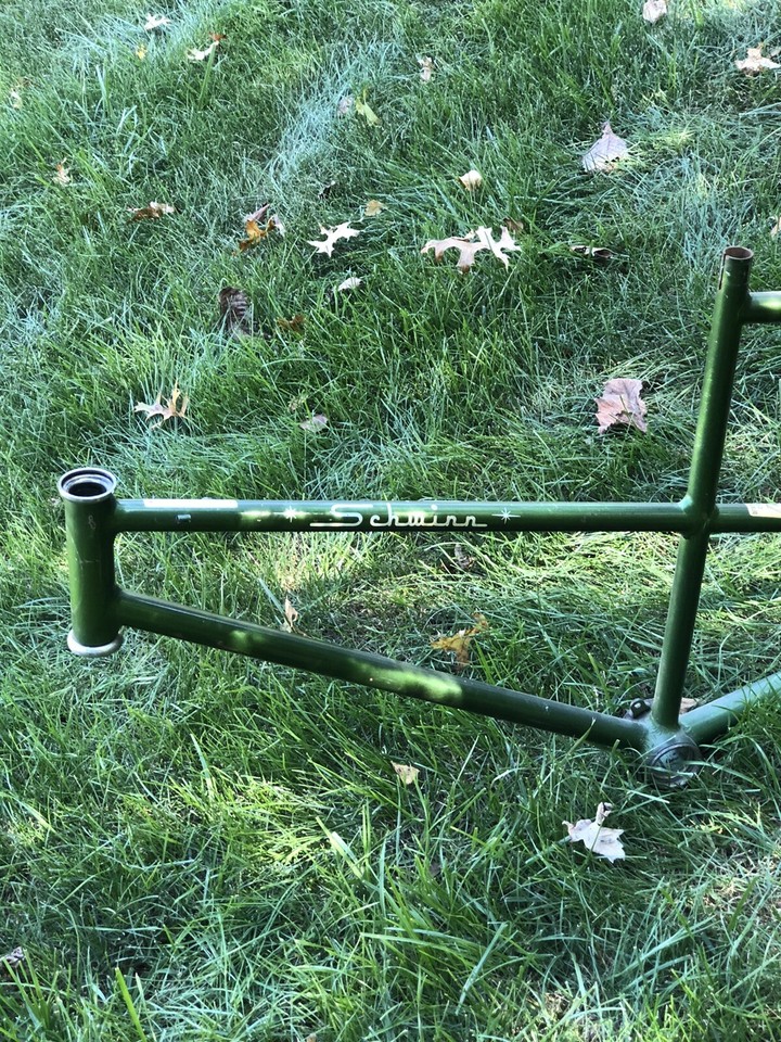 J Schwinn Tandem Twinn Twin frame Green | eBay