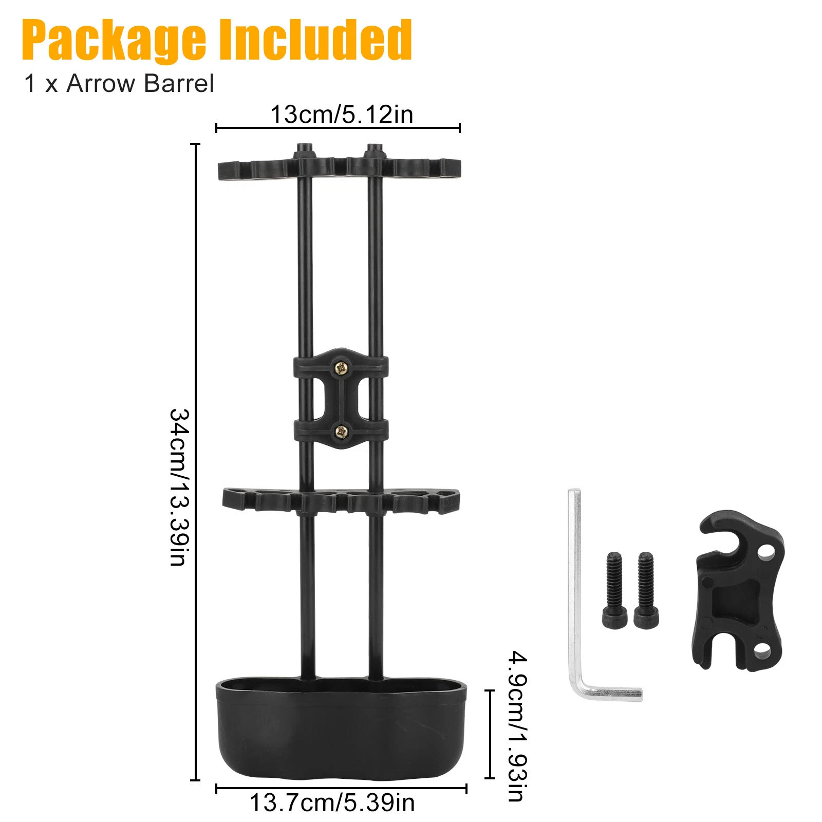 5 Arrow Bow Quiver Compound Bow Quivers Archery Arrows Holder with ...