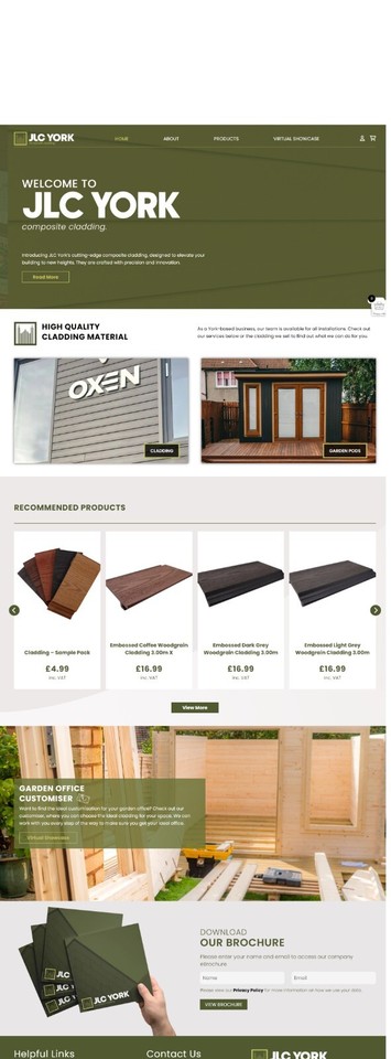 Composite cladding boards 3m length dark grey charcoal dorma ...