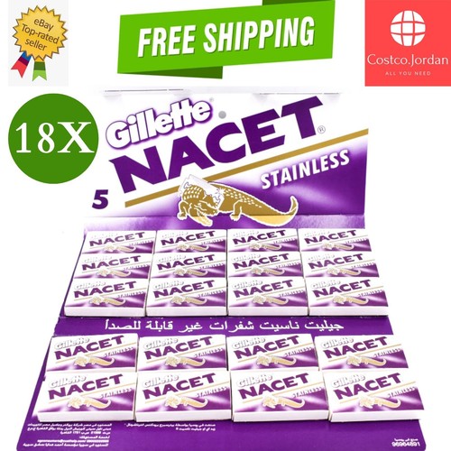 1800 X Double Edge Razor Blades Gilette NACET Stainless Russia Men's ...