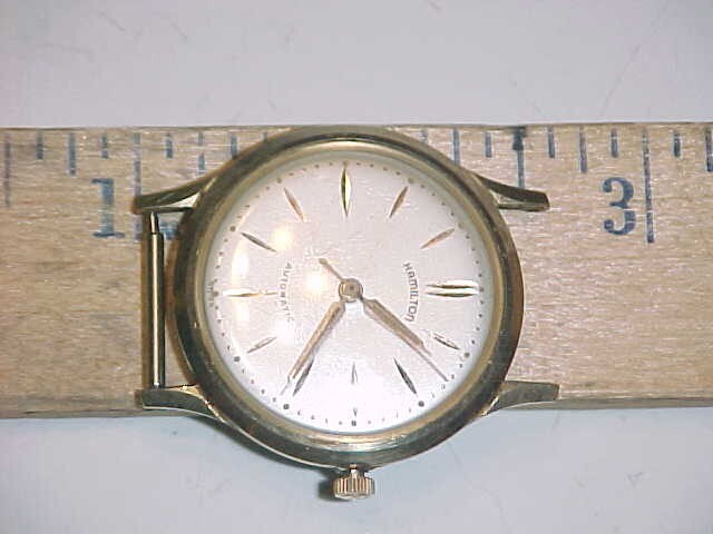 HAMILTON AUTOMATIC 666 WRISTWATCH 10 GF STAINLESS PARTS REPAIR LOTS OF ...