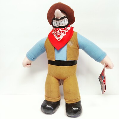 Popeye Brutus Plush Cowboy Sheriff 2006 KELLYTOY 14" | eBay