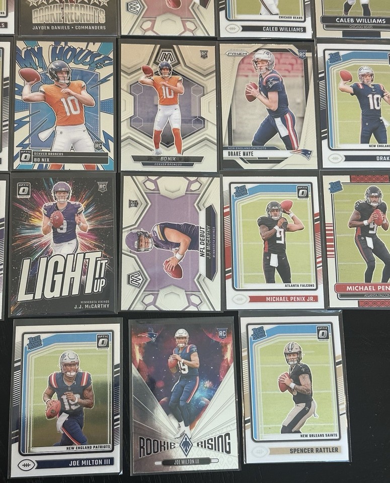 2024 Panini NFL 21 Card Rookie QB Lot 🔥 All QBs & All Rookies | eBay