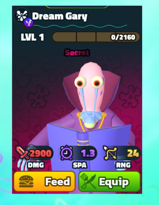 Spongebob Tower Defense | CHEAP UNIT Dream Gary | Roblox | SBTD | eBay