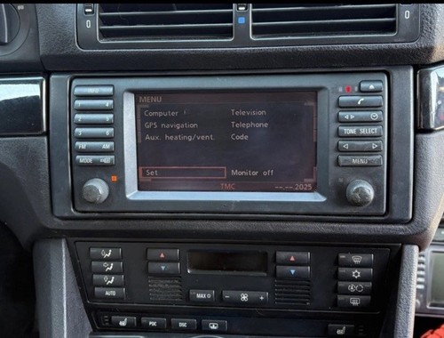 BMW 5 7 Series E39 E38 E53 Board Monitor Navigation Radio Display 16:9 ...