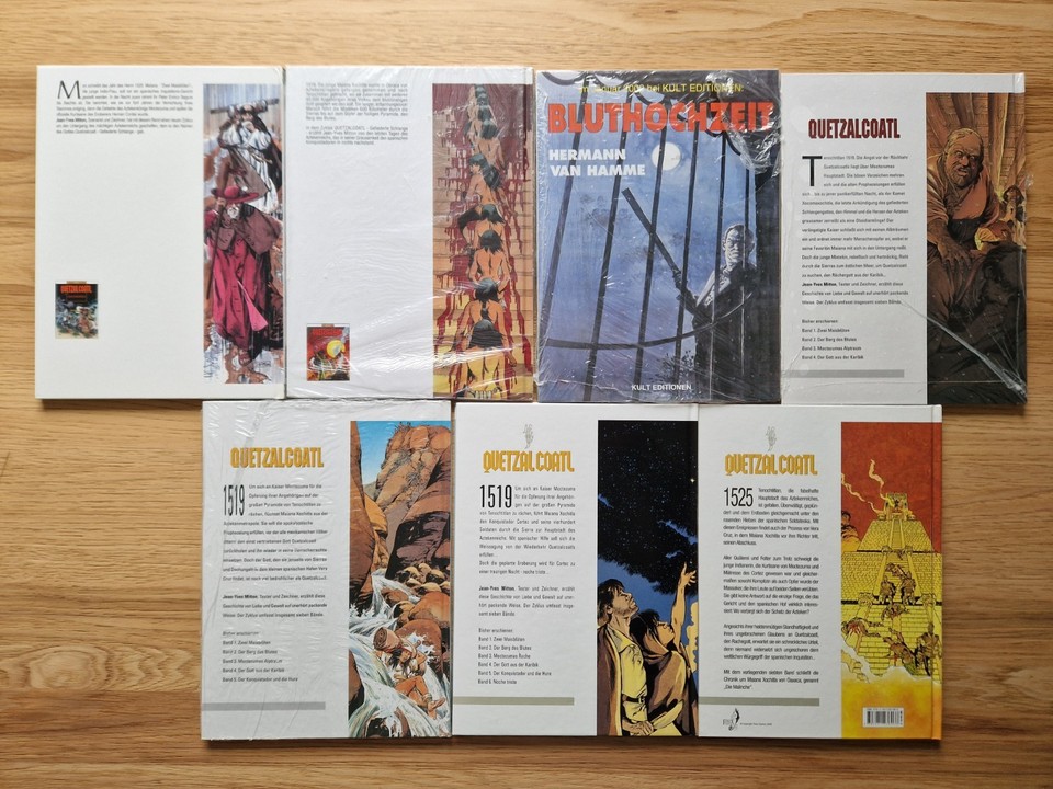 Quetzalcoatl - Band 1-7 komplett - Mitton - Kult Editionen & Finix ...