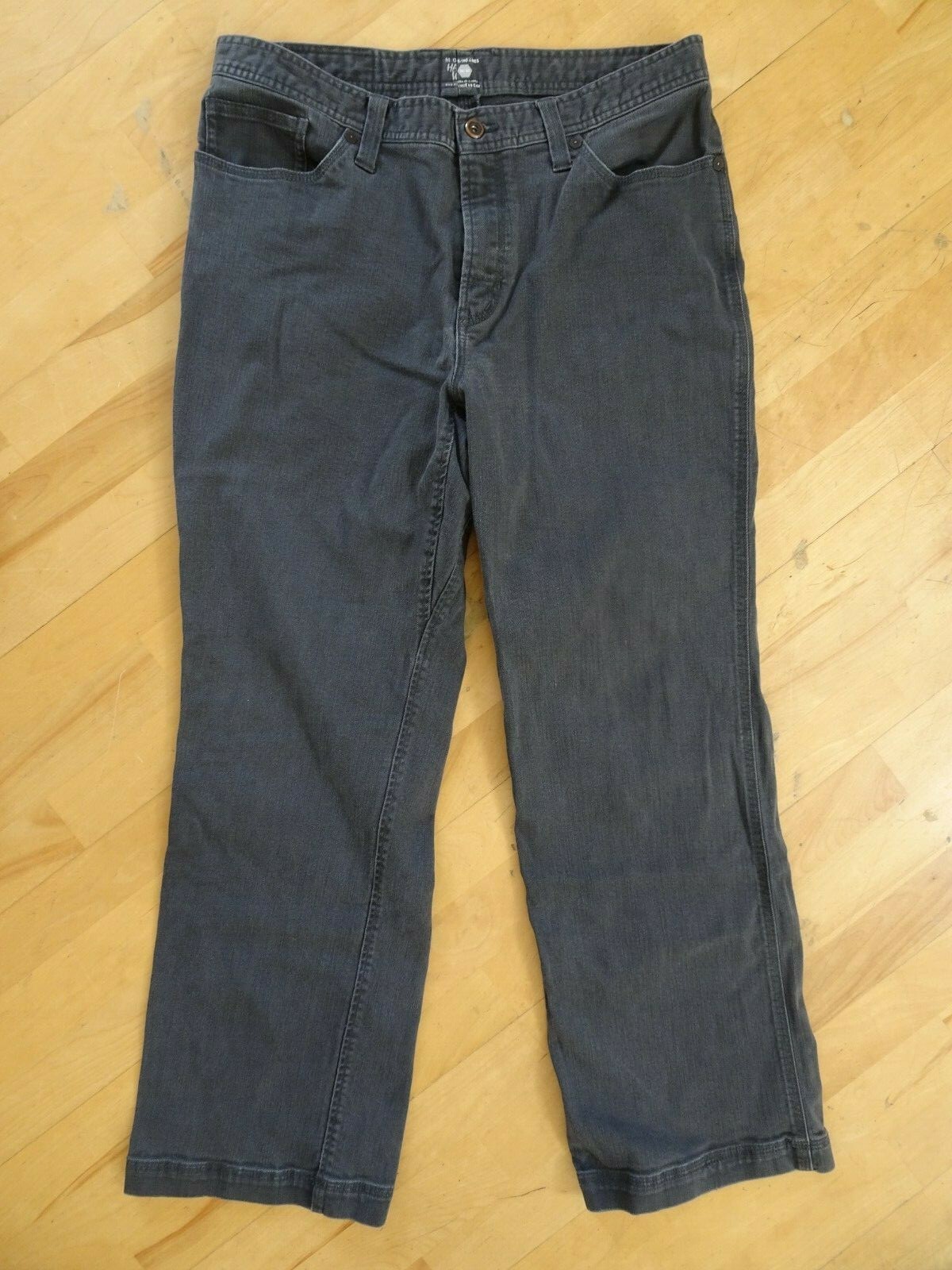MOUNTAIN HARDWEAR Pants 34x29 in Graphite Gray Stretch Cotton PASSENGER ...