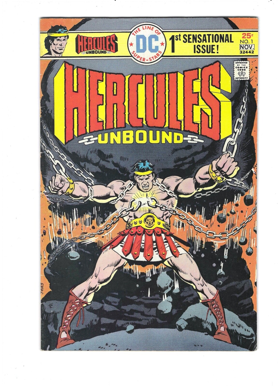 Hercules Unbound #1 DC 1975 FN/FN+ Beauty! Wally Wood! Gerry Conway! | eBay