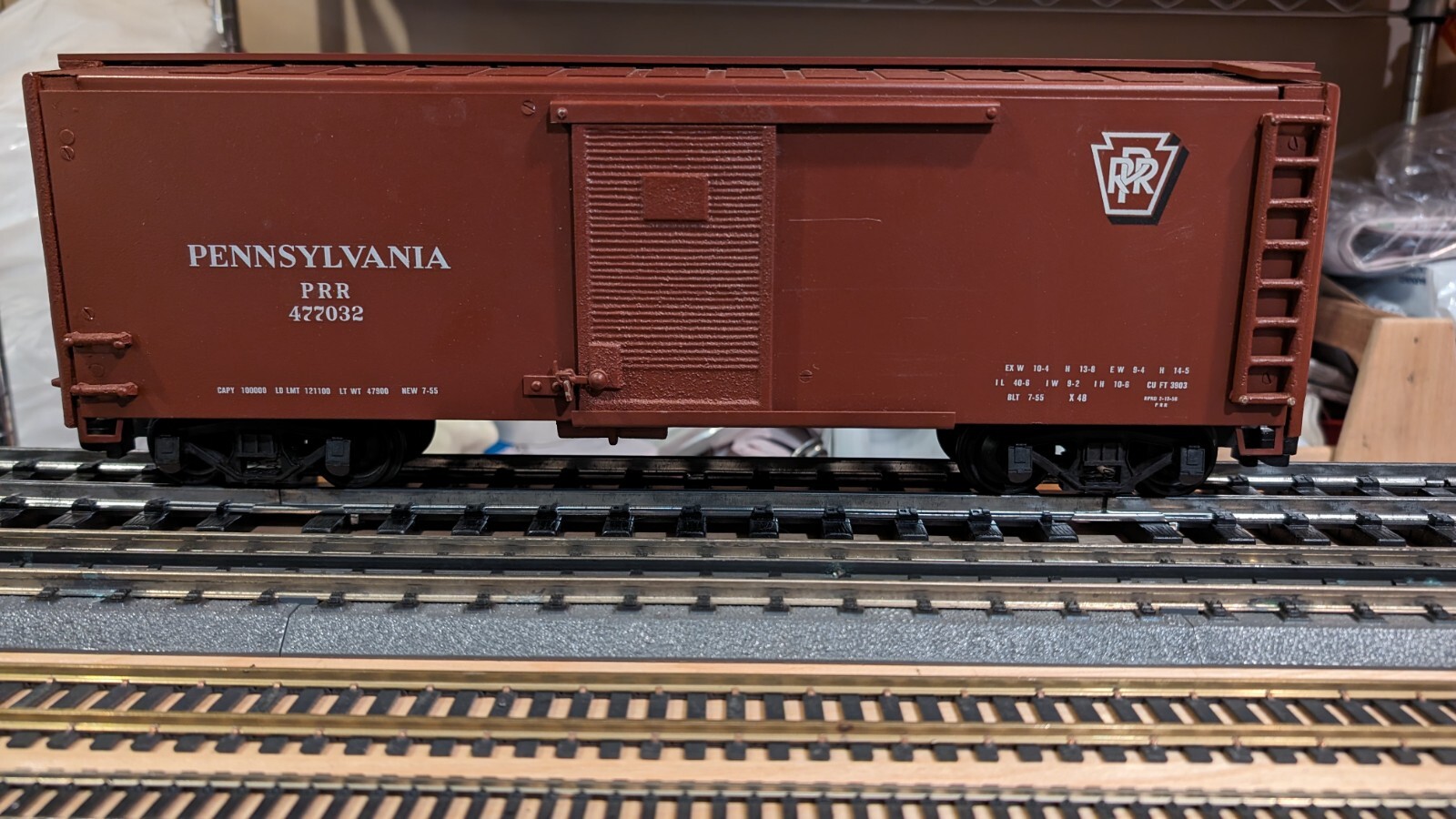 Scratch Built G scale Pennsylvania RR #477032 Box Car very 😎 | eBay