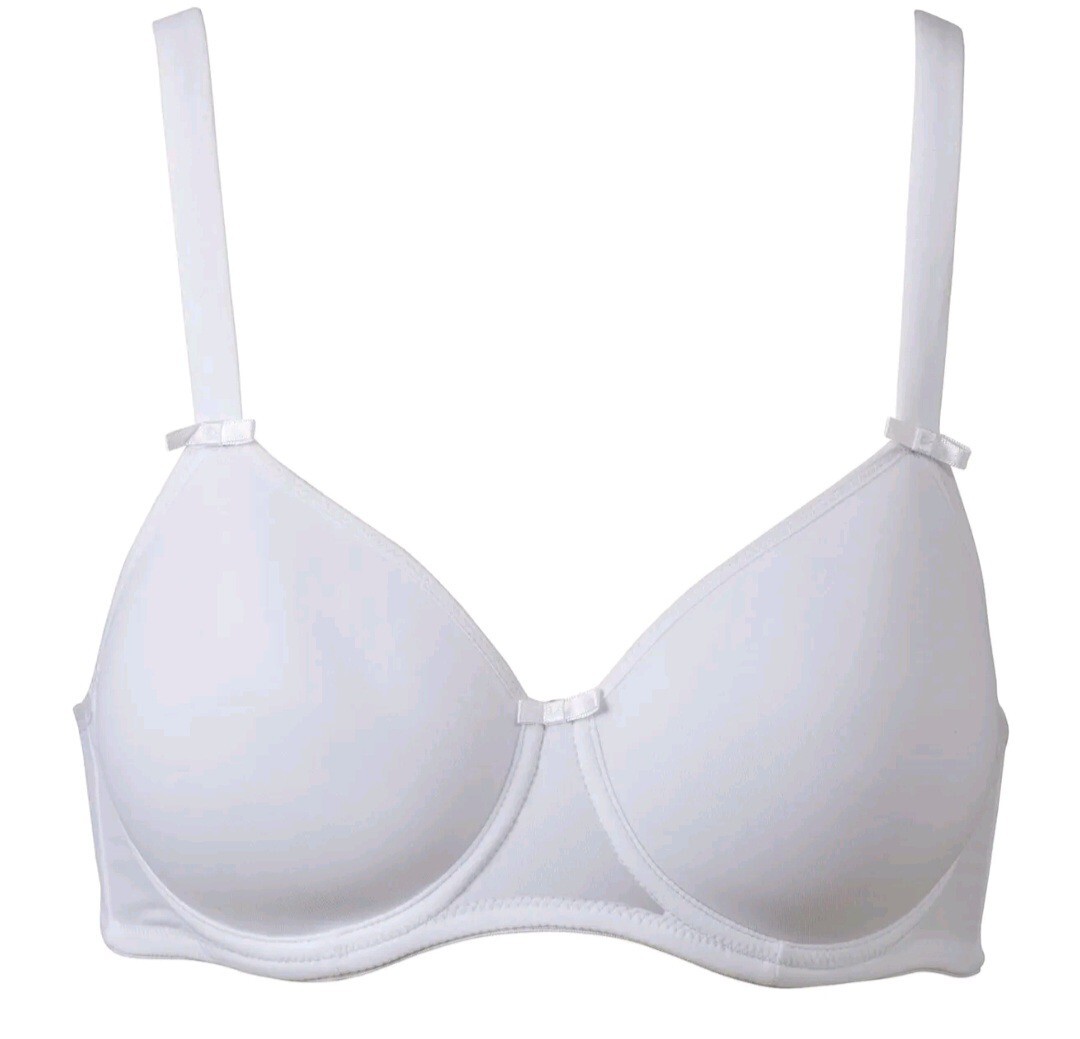 BNWT Trofe Sanna 19700 White Underwired T Shirt Bra UK 34F EU 75F | eBay